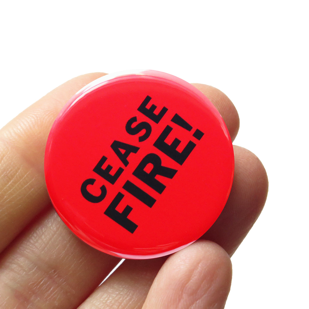 CEASEFIRE in Gaza Pinback Button l Social Justice Stocking Stuffer ...