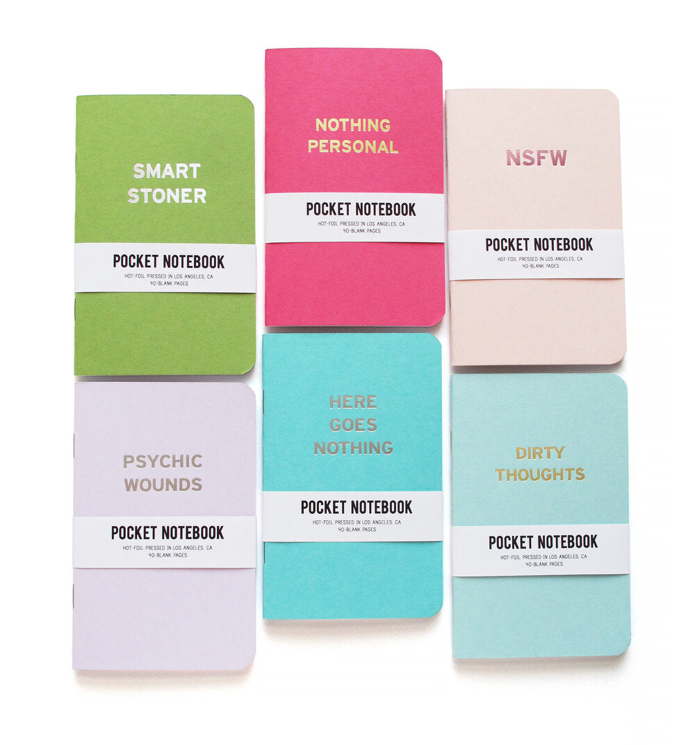 SMART STONER Pocket Notebook l Hot Foil Stationery Gift – WORD FOR WORD ...